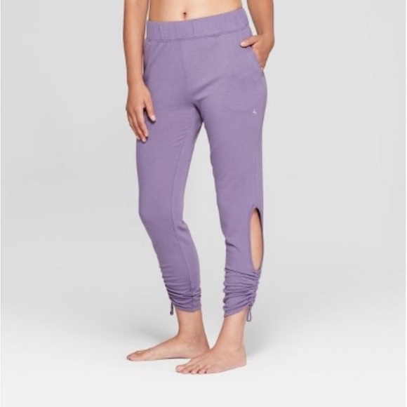 JoyLab | Pants & Jumpsuits | 64 Joylab Violet Purple Cut Out Jogger ...